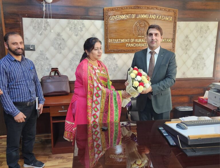 Aijaz Asad assumes charge as Secretary RDD — The Kashmir Monitor